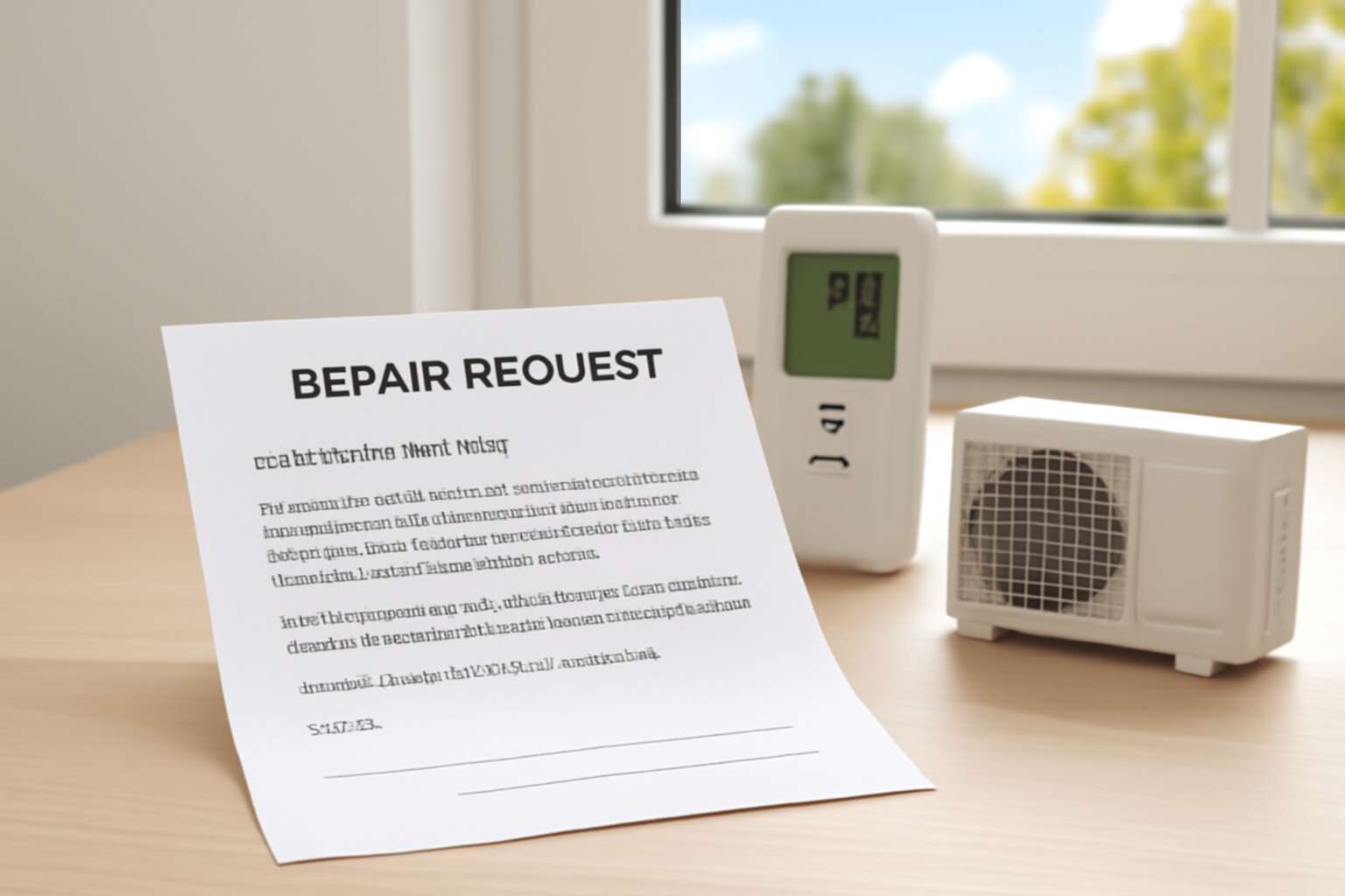 Effective Template for Writing an Air Conditioner Repair Request Letter ...